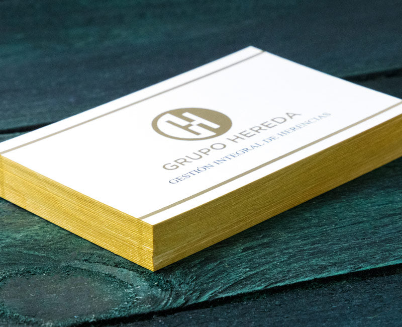 Tarjetas con bordes pintados / normal y doble grosor | Ohmycard.es